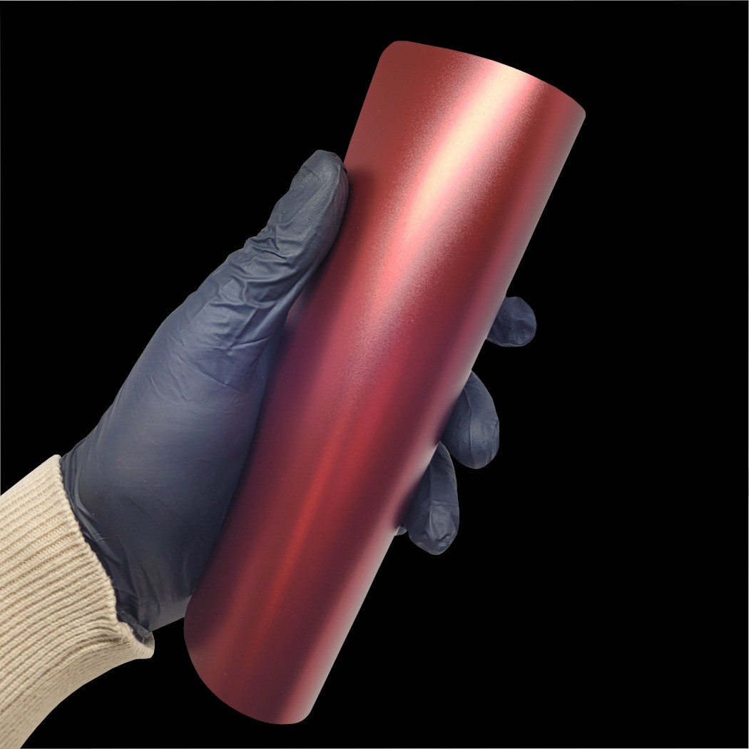 WunderVinyl Matte Chrome Red yliteippauskalvo - Yliteippaus.fi